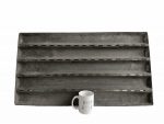 Vintage French Baguette Bread Original Oven Metal Baking Sheet Form ...