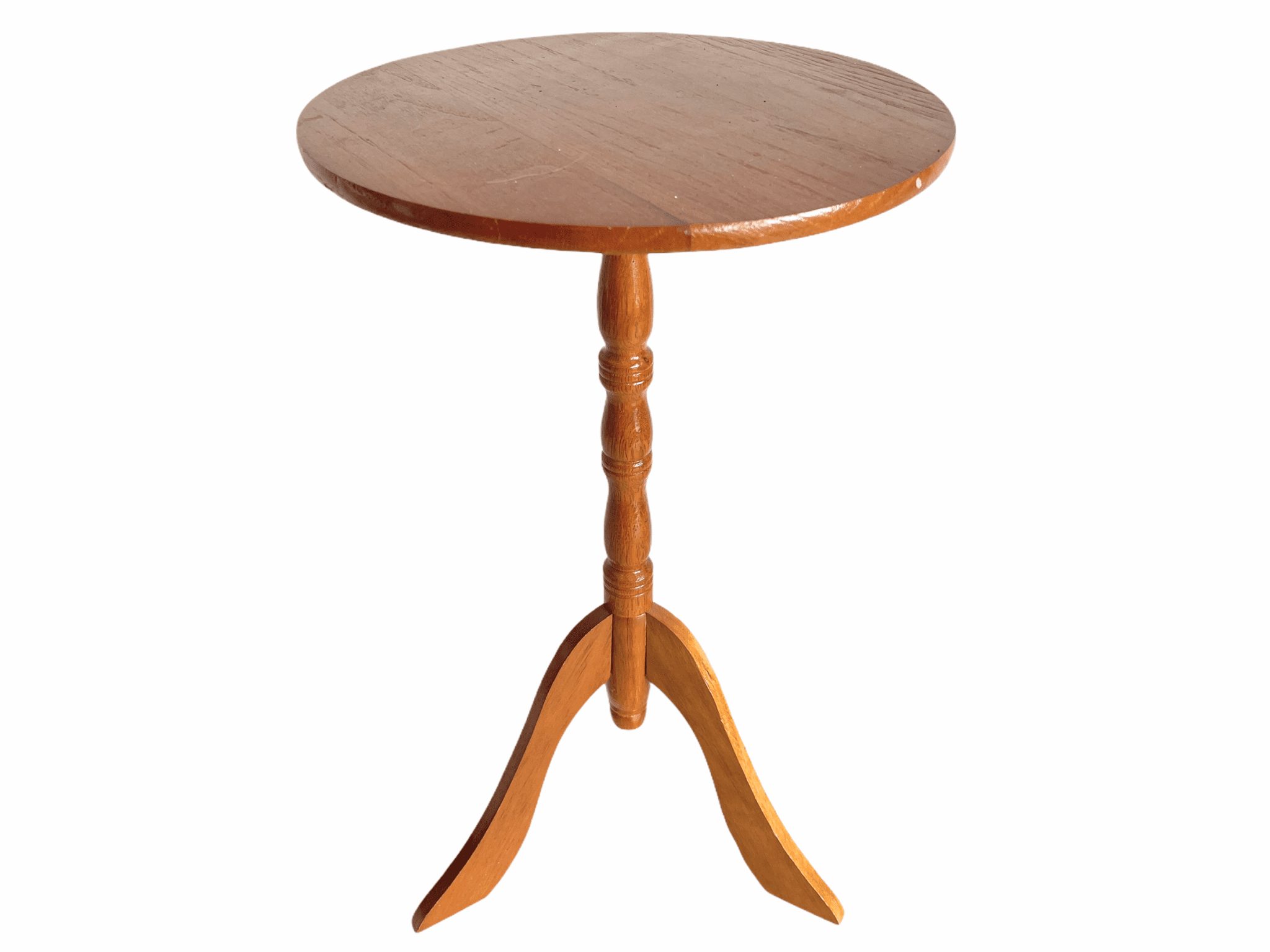 Vintage French Small Wooden Wood Side Table Stand Plinth Flower Pot ...