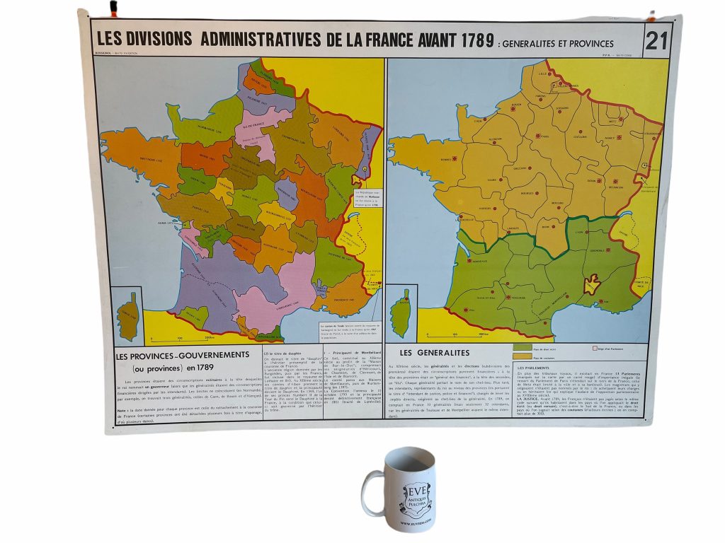 Vintage French Poster School Learning Educational Display French ...