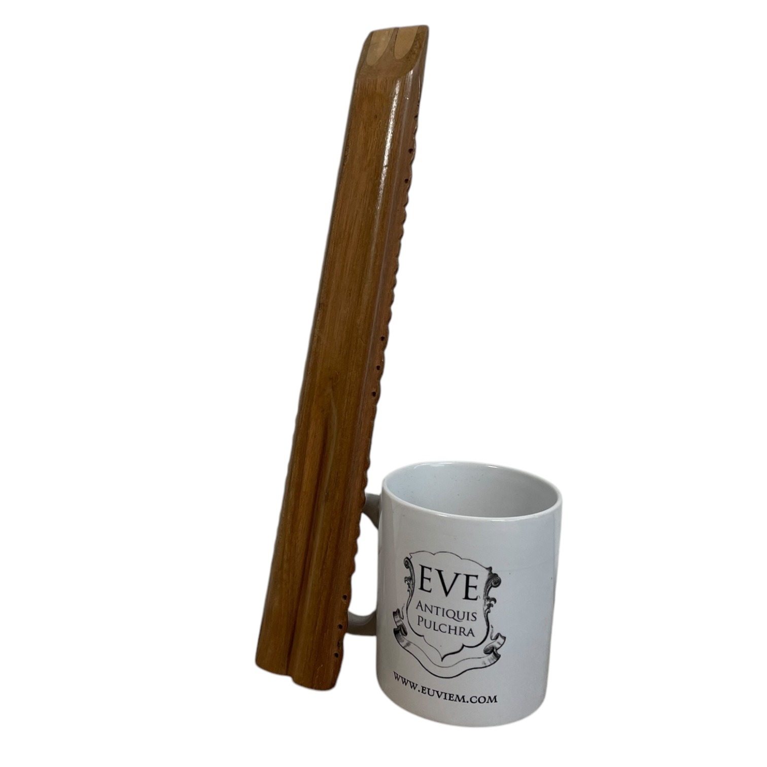 Vintage Borneo Wooden Pipe Musical Wind Instrument Flute Working ...