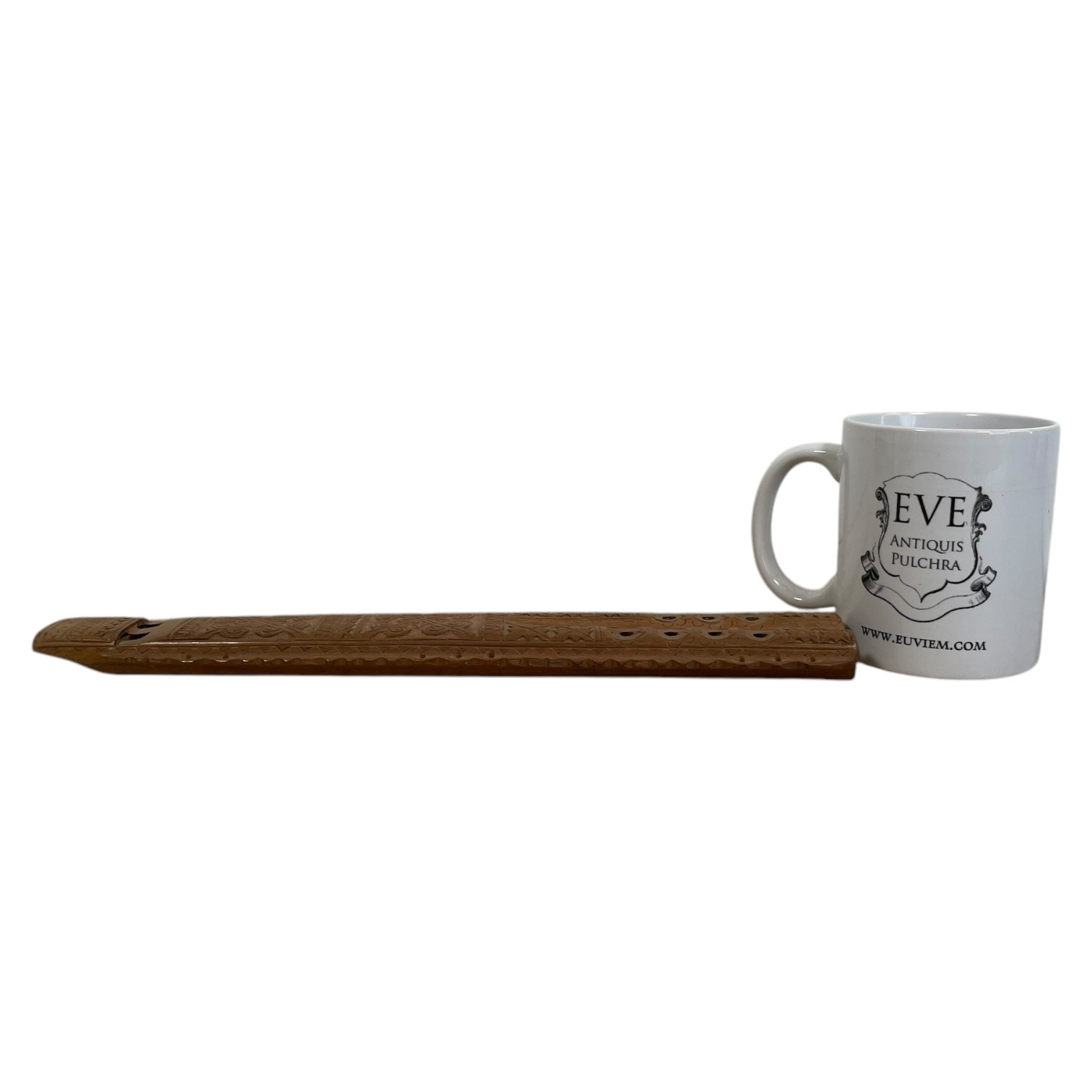 Vintage Borneo Wooden Pipe Musical Wind Instrument Flute Working ...